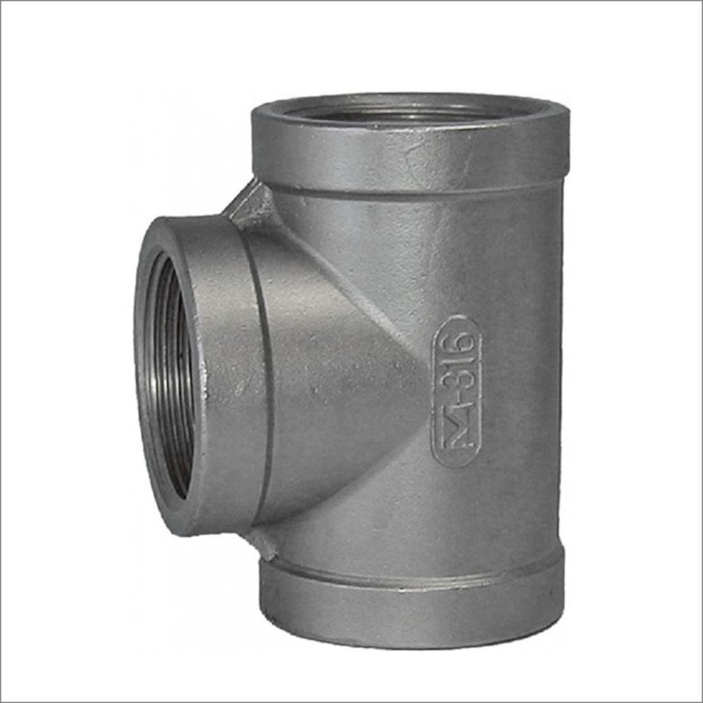Tee (Equal) BSPP Stainless Steel - Pipe Dream Fittings Ltd