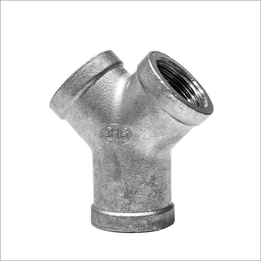 Y-Piece BSPP Stainless Steel - Pipe Dream Fittings Ltd
