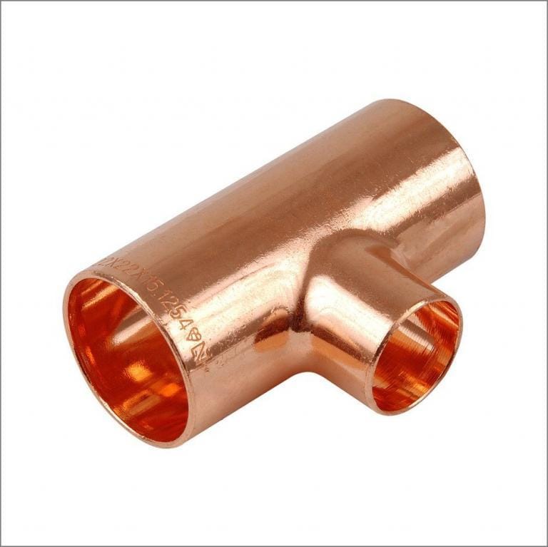 Copper End Feed Reducing Tee - Pipe Dream Fittings