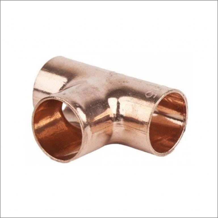 Copper End Feed Equal Tee - Pipe Dream Fittings