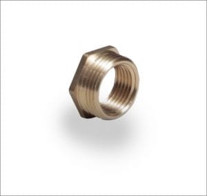 Reducing Bush Brass Threaded Fitting - Pipe Dream Fittings