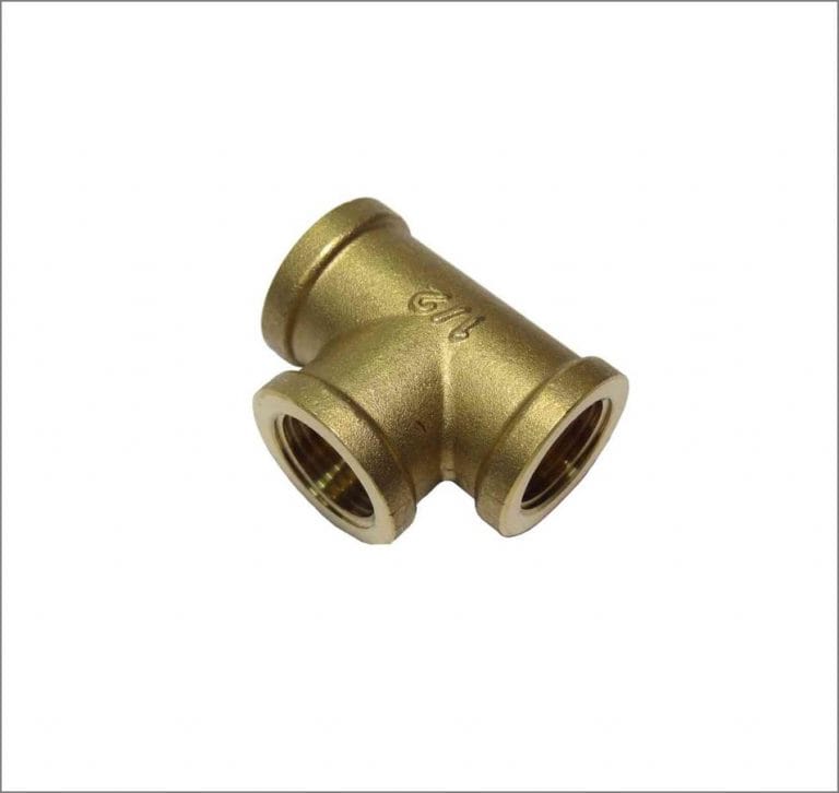 Equal Tee Brass Threaded Fitting - Pipe Dream Fittings