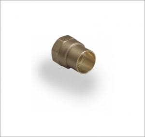 Female Iron Coupler Copper End Feed - Pipe Dream Fittings