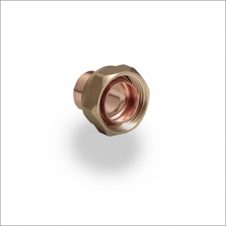 Straight Cylinder Union Copper End Feed - Pipe Dream Fittings