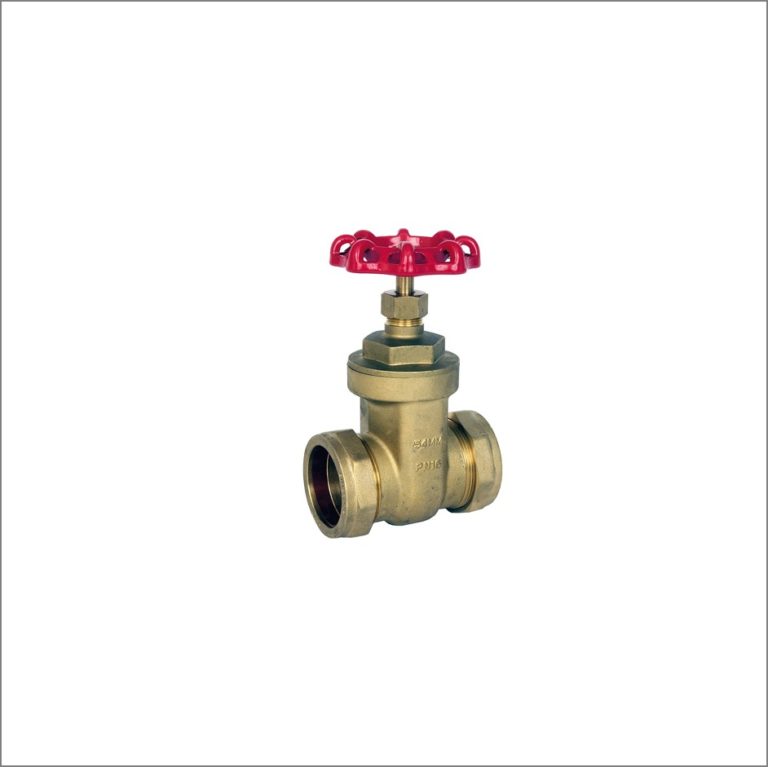 Brass Gate Valve Compression Ends - Pipe Dream Fittings