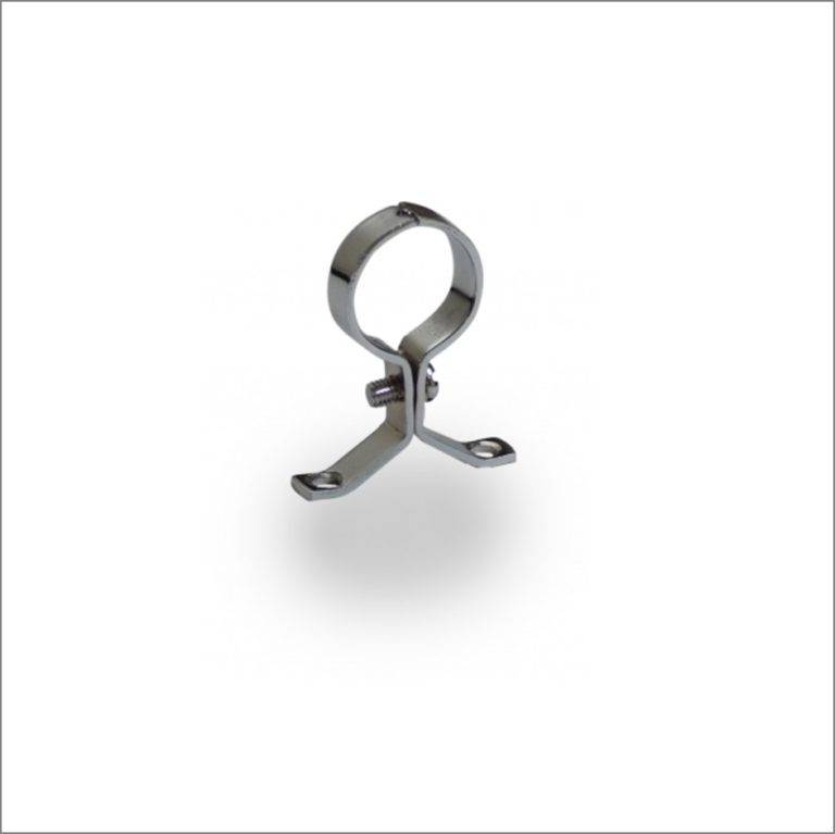 Pressed Pipe Clips - Chrome - Pipe Dream Fittings
