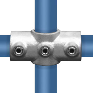Two Socket Cross 48MM Key Clamp Fitting - Pipe Dream Fittings