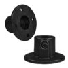 BASE PLATE 27MM (BLACK) KEY CLAMP FITTING - Pipe Dream Fittings