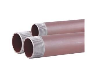 Red Oxide Steel Pipe / Tube Threaded & Cut to Length