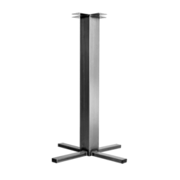 Box Steel Bar Table Leg - Industrial Style - Pipe Dream Fittings