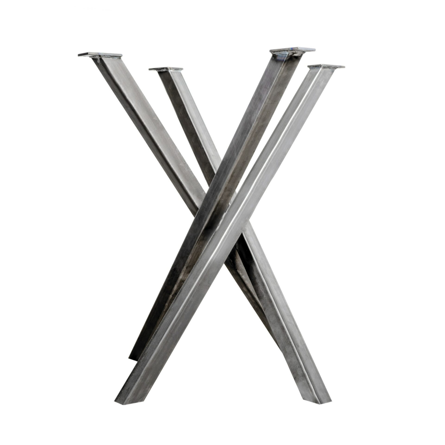 Helix Industrial Steel Table Legs - Pair - Pipe Dream Fittings