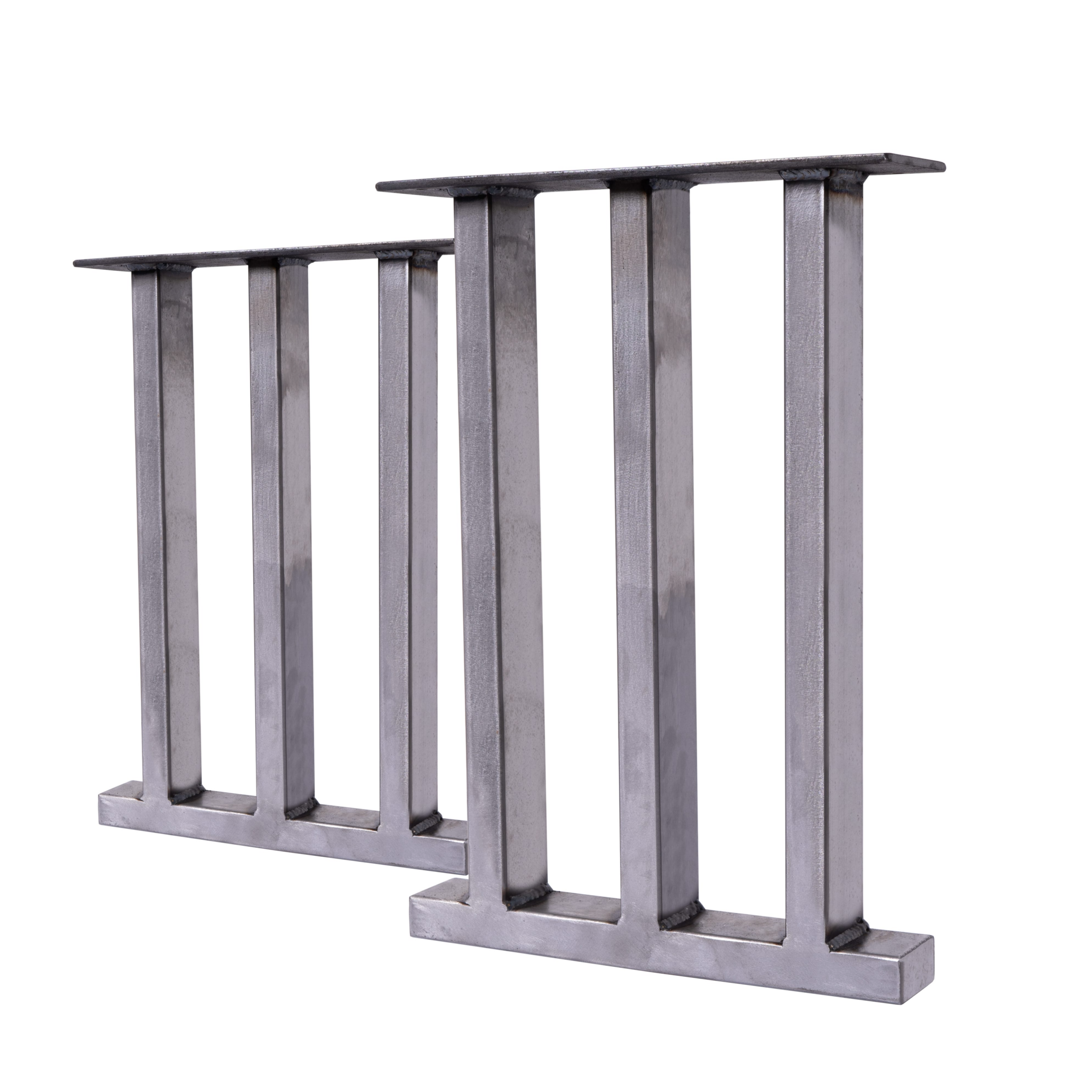 Pantheon Industrial Steel Bench Legs – Pair - Pipe Dream Fittings
