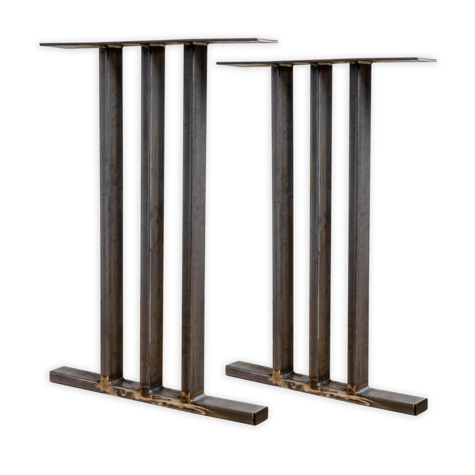 Pantheon Industrial Steel Table Legs - Pair - Pipe Dream Fittings