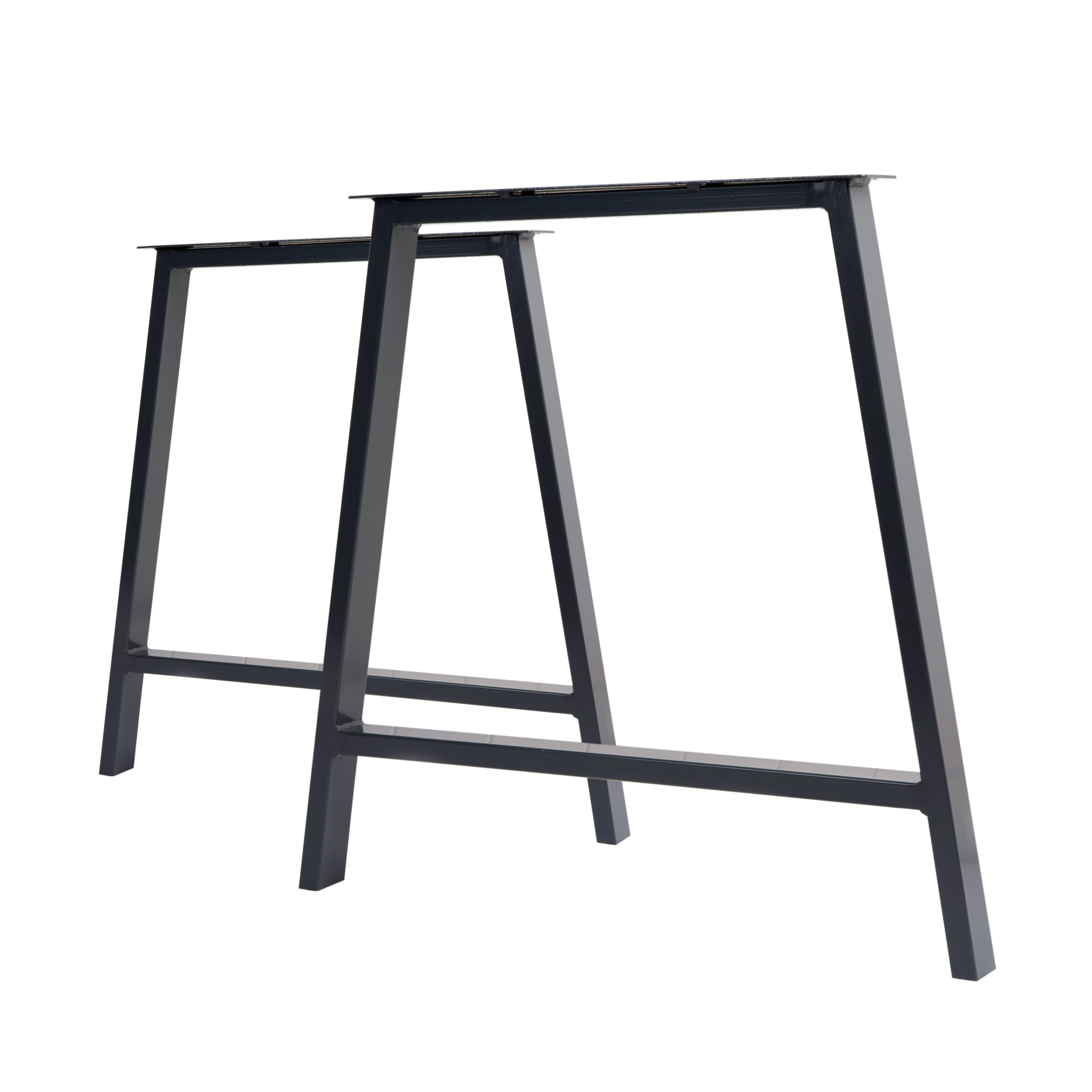 A-Frame Industrial Steel Table Legs - Pair - Pipe Dream Fittings