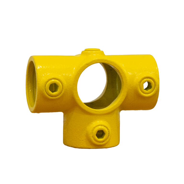 Side Outlet Tee Yellow 60MM - Pipe Dream Fittings